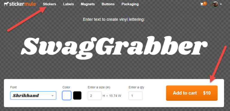 Get $10 Worth of Stickers for FREE | SwagGrabber