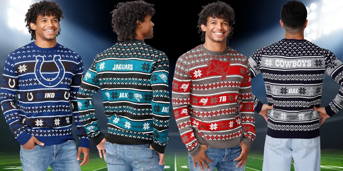 NFL Ugly Christmas Sweaters – As Low As $8 (Reg $75!) | SwagGrabber