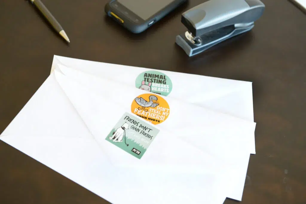 Free Stickers for Kids from PETA | SwagGrabber