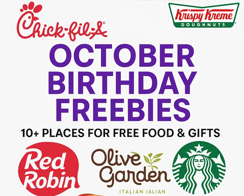 2025 October Birthday Freebies – 10+ Places for Free Food & Gifts ...
